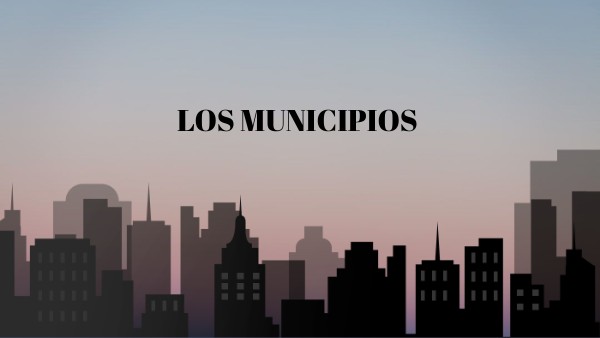 PRESENTACIÓN MUNICIPIOS