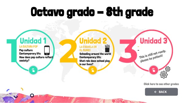 SPANISH 8th grade vocabulary list