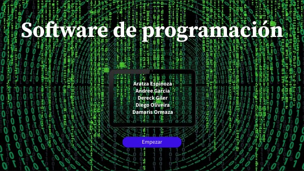 SOFTWARE DE PROGRAMACION