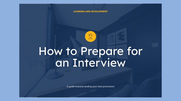How to Prepare for an Interview