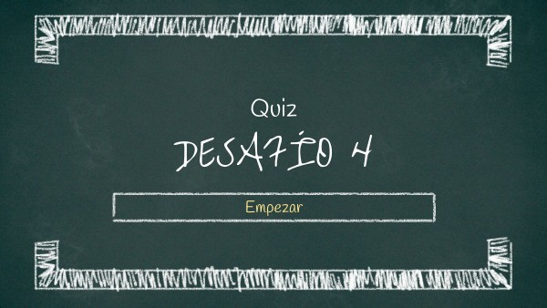 DESAFÍO N° 4