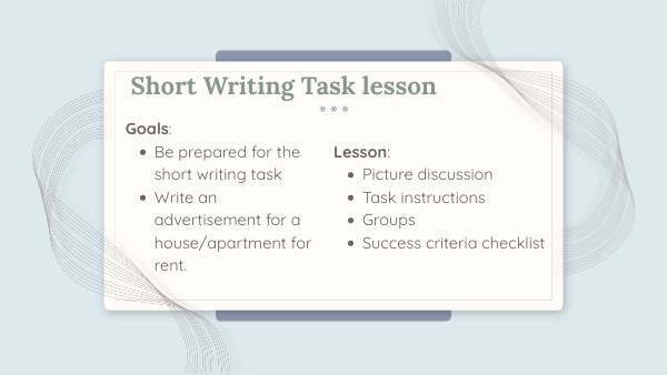 9.4-10 Short Writing | Genially