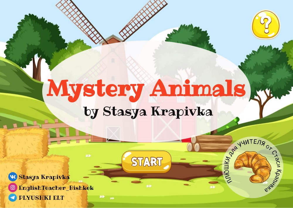 GAME MYSTERY ANIMALS by Stasya Krapivka | Genially