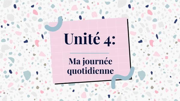 Ma journée quotidienne