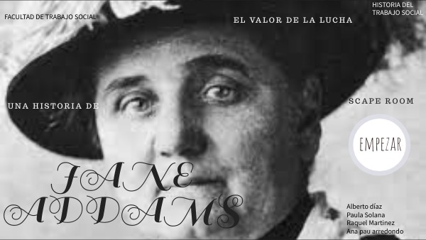 ESCAPE GAME JANE ADDAMS | Genially