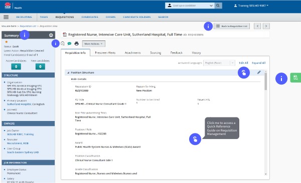 Editing a Draft Requisition