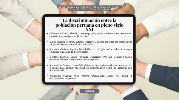 Team Anónimo | Genially