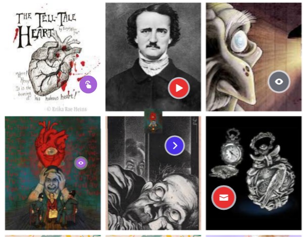 Tell tale heart Interactive image