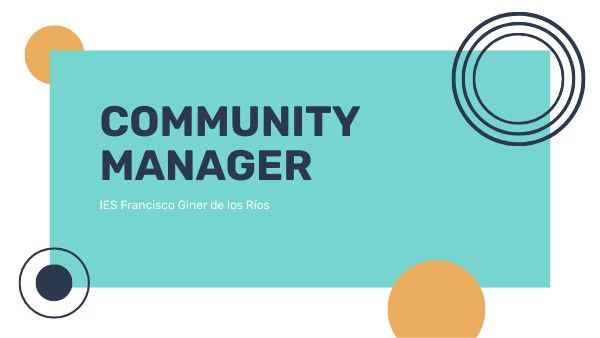 COMUNNITY MANAGER | Genially