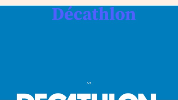 décathlon | Genially