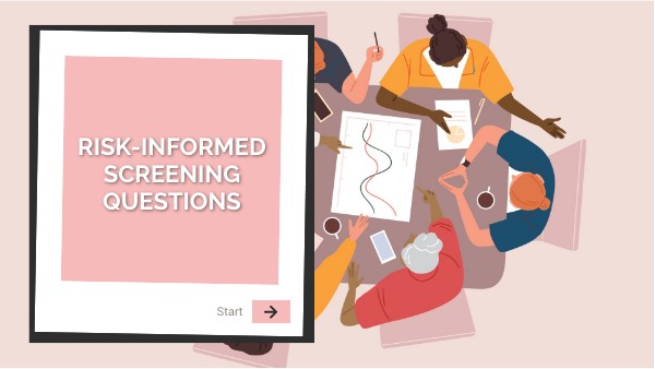 Risk-Informed Screening Questions | Genially
