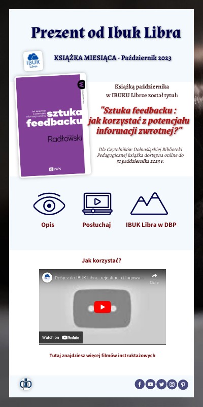 Prezent od Ibuk Libra - październik 2023 | Genially