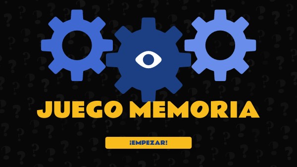 JUEGO MEMORIA | Genially