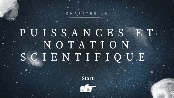 Puissances et Notation scientifique 4e | Genially