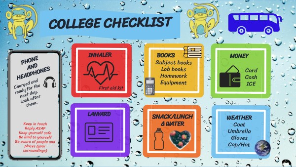 College Checklist | Genially
