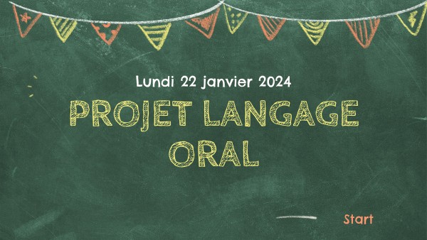 Projet Langage oral