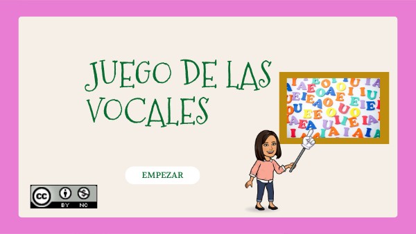 JUEGO DE LAS VOCALES