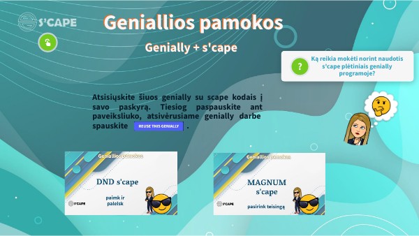 GENIALLY + scape | Genially