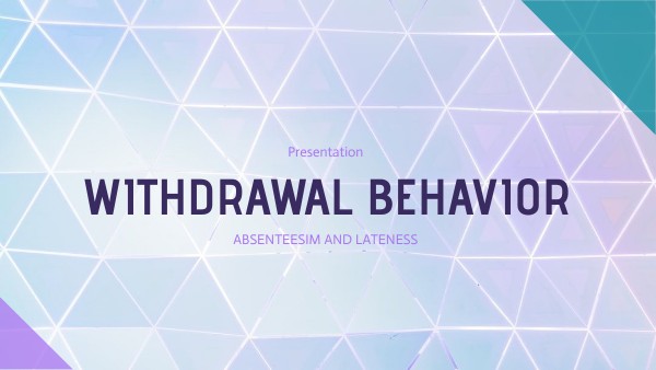 BLUE GEOMETRY PRESENTATION