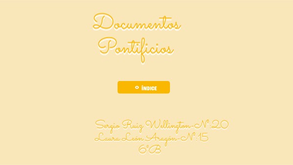 Documentos Pontificios | Genially