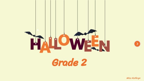 Halloween Grade 2