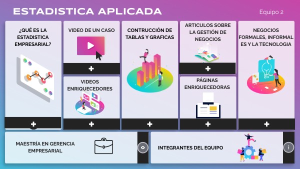 ESTADISTICA APLICADA | Genially