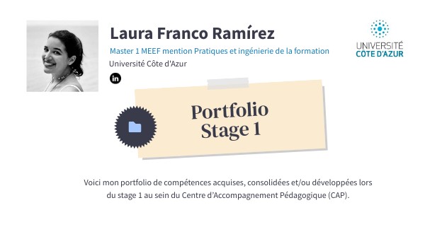 Portfolio /stage 1 | Genially