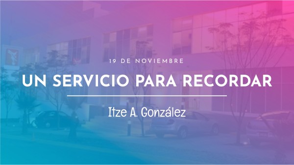 UN SERVICIO PARA RECORDAR | Genially