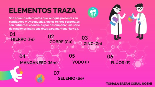 ELEMENTOS TRAZA | Genially