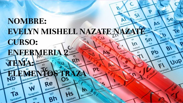 ELEMENTOS TRAZA | Genially