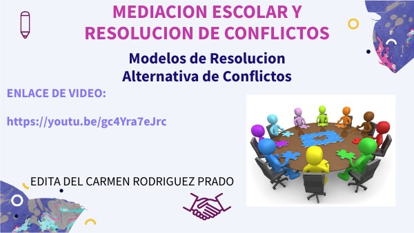 MODELOS DE RESOLUCION ALTERNATIVA DE CONFLICTOS | Genially