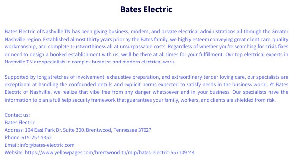 Bates Electric