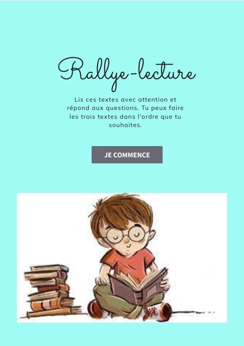 Rallye-lecture niveau Cycle 2.