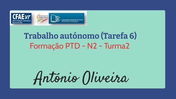 trabalho final - antonio oliveira | Genially