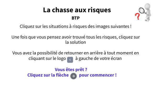 Chasse aux risques - BTP V2 | Genially