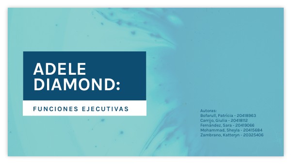 Funciones Ejecutivas | Genially