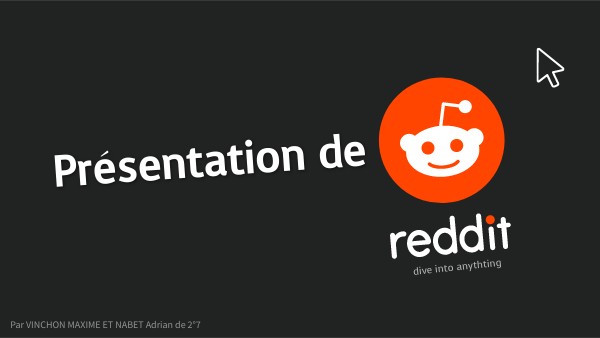Présentation de REDDIT | Genially