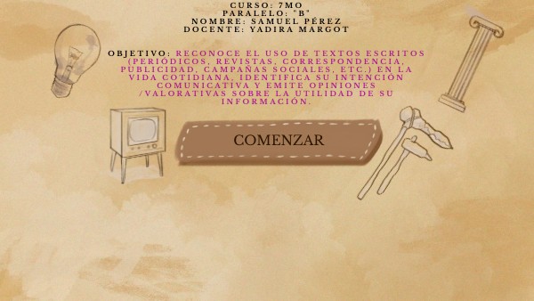 Mini proyecto LENGUA Y LITERATURA