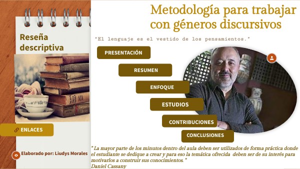 Infografía de Daniel Cassany | Genially