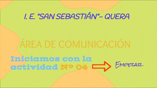 PRESENTACIÓN DE LA ACT. Nº 04