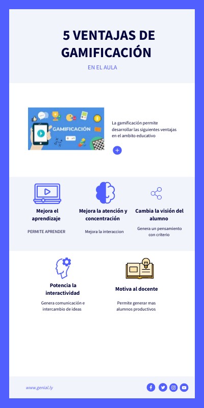 Ventajas de gamificación en el aula | Genially