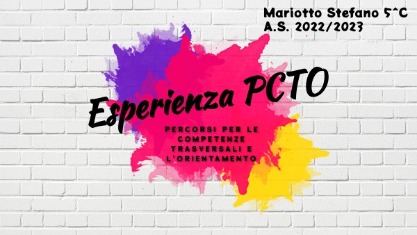 presentazione pcto maturità | Genially