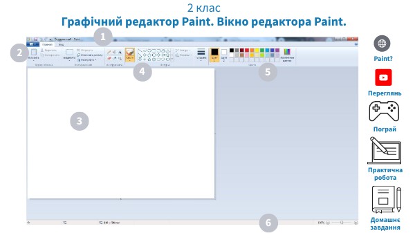 Графічний редактор Paint (2 клас) | Genially