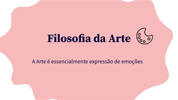 Filosofia da arte | Genially