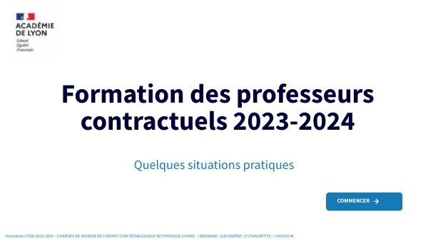 QUIZ DES SITUATIONS PRATIQUES | Genially