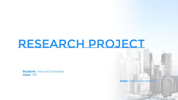 economics research project | Genially