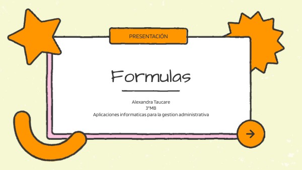 Formulas de Excel | Genially
