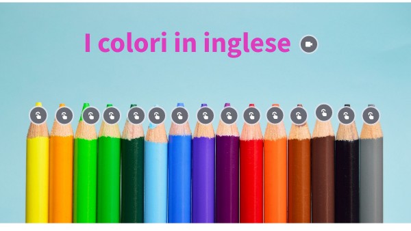I colori in inglese | Genially
