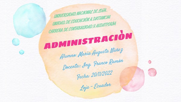 TEORIAS DE ADMINISTRACION | Genially