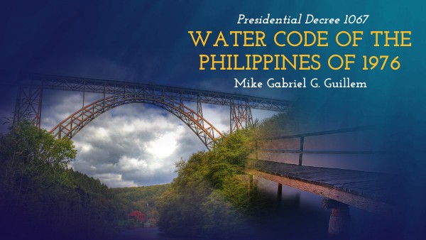 Water Code of the Philippines of 1976 | Genially